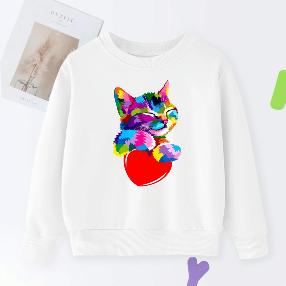 DTF LOVE CAT SWEATSHIRT – Little Peanuts