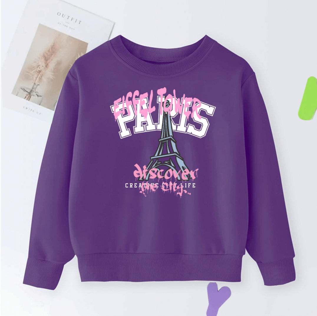 DTF EIFFEL TOWER SWEATSHIRT – Little Peanuts