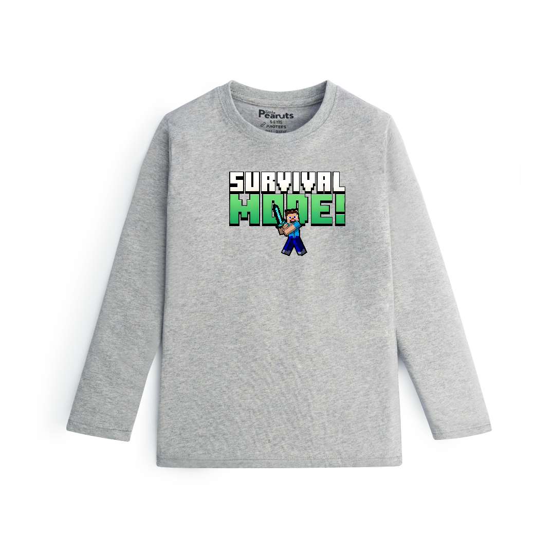 COTTON - MINECRAFT SURVIVAL FULL SLEEVES – Little Peanuts